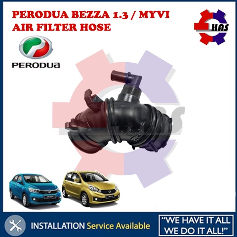 PERODUA BEZZA 1.3 MYVI D20N 2018~ AIR FILTER HOSE 17881-BZ180 | Shopee ...