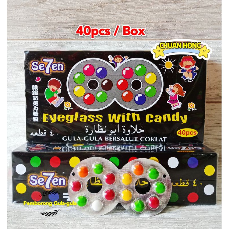 Eyeglass With Candy 40pcs / Box | Shopee Malaysia