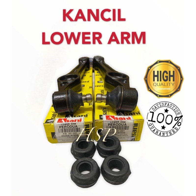 KANCIL LOWER ARM LEFT RIGHT WITH BUSH SET ASAHI | Shopee Malaysia