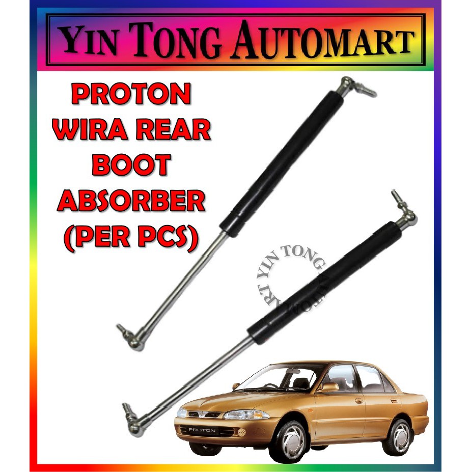 Proton Wira Aeroback Rear Boot Absorber / Damper - 1PC/ 1 Batang Sahaja ...
