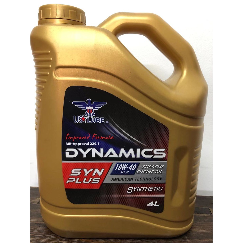 US LUBE DYNAMICS 10W40 ENGINE OIL 4L | Shopee Malaysia