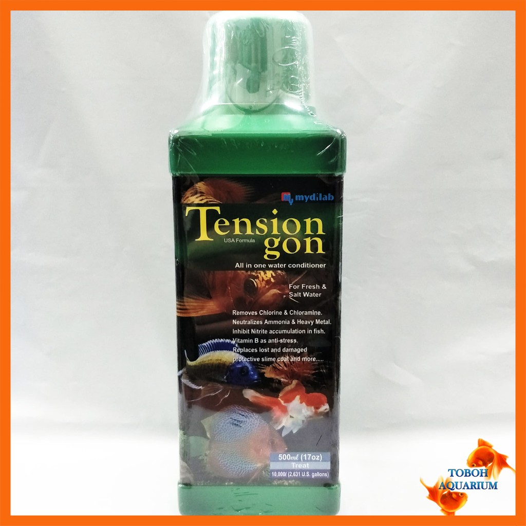 MYDILAB Tension Gon All In One Water Conditioner / Anti-Chlorine 500ml ...