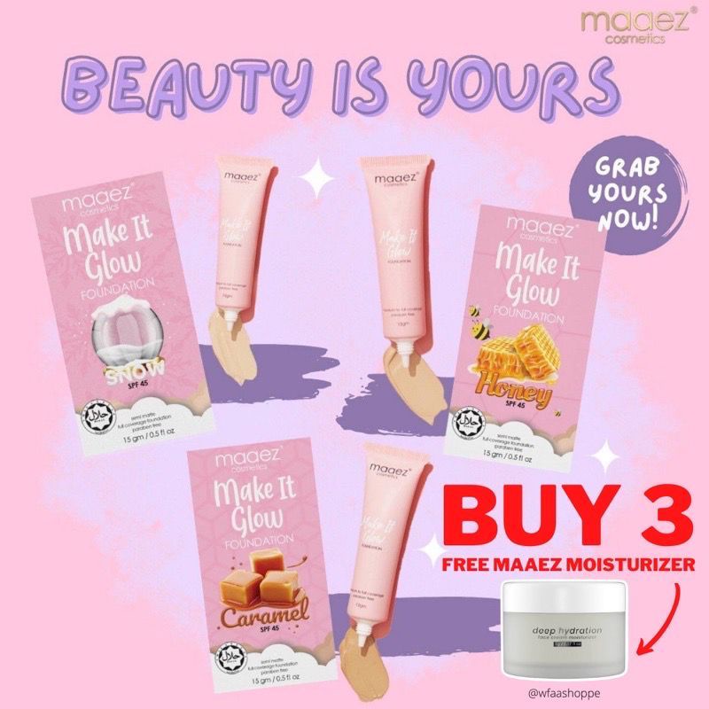 MAAEZ FOUNDATION 30g/15g 🔥 | Shopee Malaysia