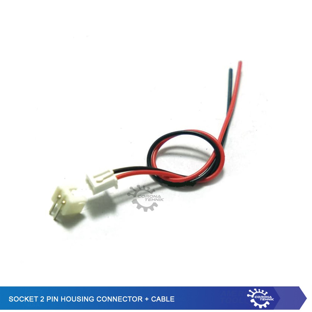 Socket 2 Pin Housing Connector + Cable | Shopee Malaysia
