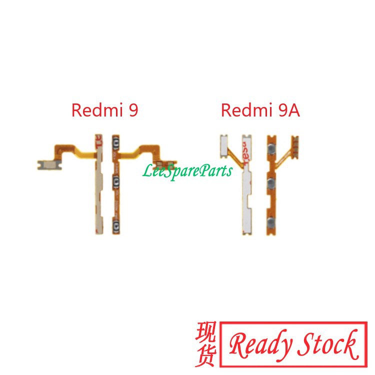 Compatible Redmi 9 / Redmi 9A Power On Off Volume Switch Button Flex ...