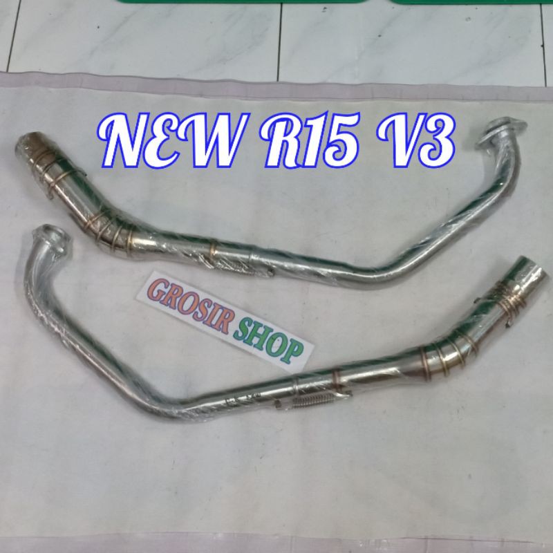 NEW RACING EXHAUST PIPE R15 V3 / NEW R15 V3 EXHAUST HEADER - NEW RACING ...