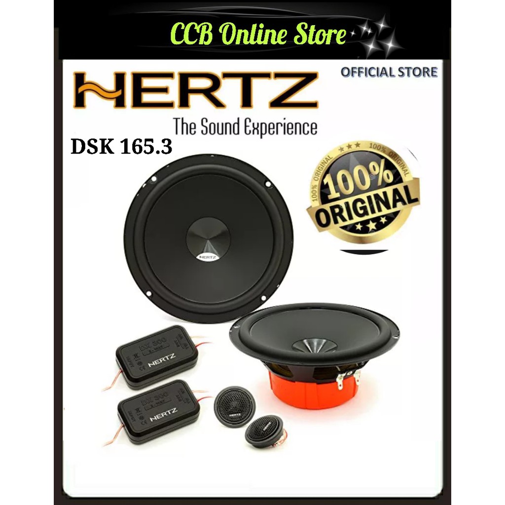 Hertz DSK 165.3 Dieci Series 6-1/2" 2-Way Component Car Audio Speakers | Shopee Malaysia