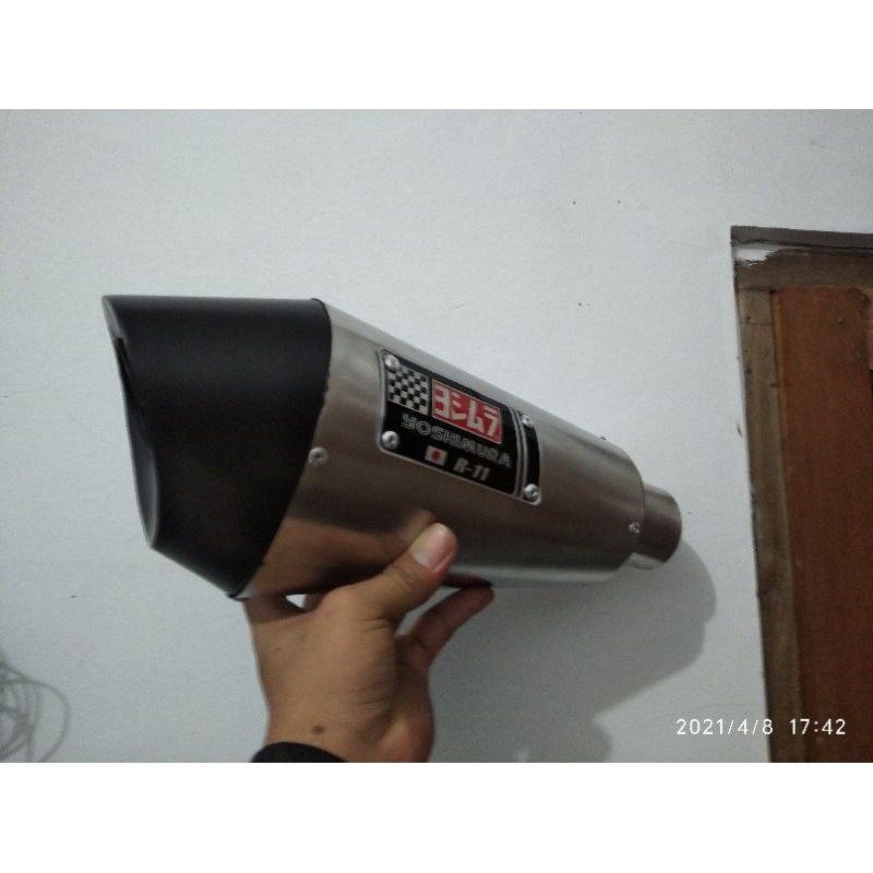 Racing Exhaust Yoshimura R11 Titan Silincer Only bonus Bracket Claim ...