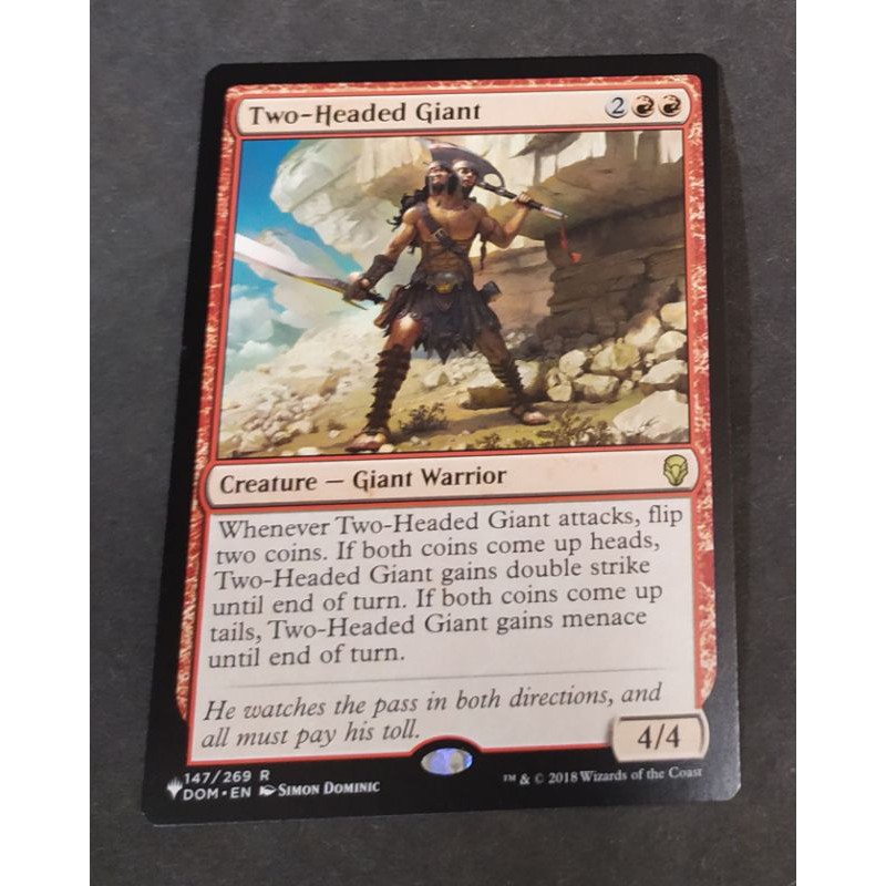 Magic The Gathering : Two-Headed Giant Rare Mystery Booster Retail card ...