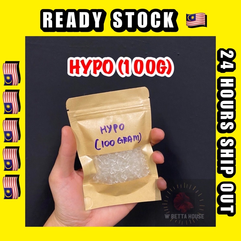 [READY STOCK][PROMO] 100G HYPO Crystal for fish tank aquarium Anti ...