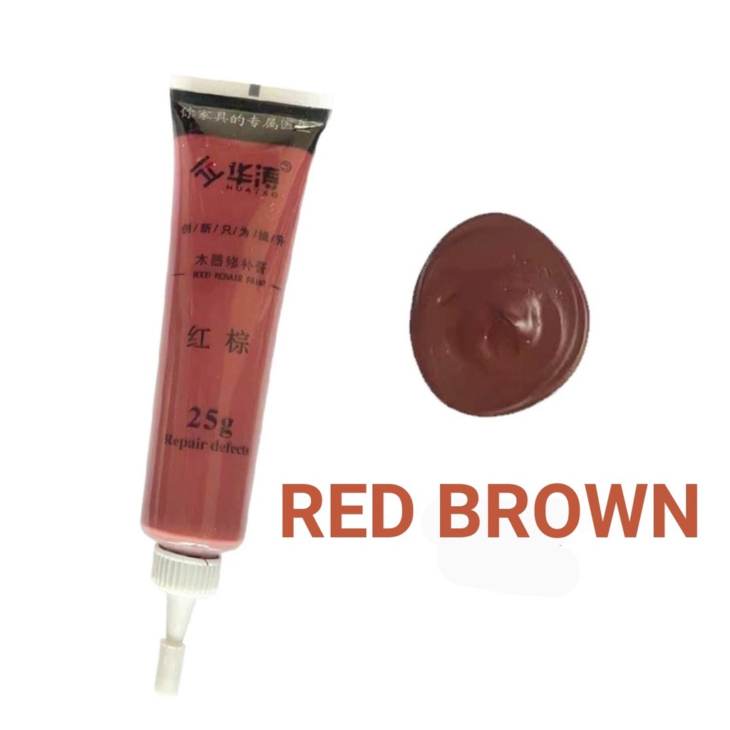 25g Wood Paint Filler Wax Cream Solid Wooden Refinishing Paste Floor ...