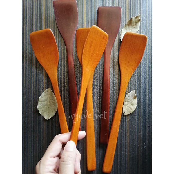 Mini Wooden Spatula (READYSTOCK) | Shopee Malaysia