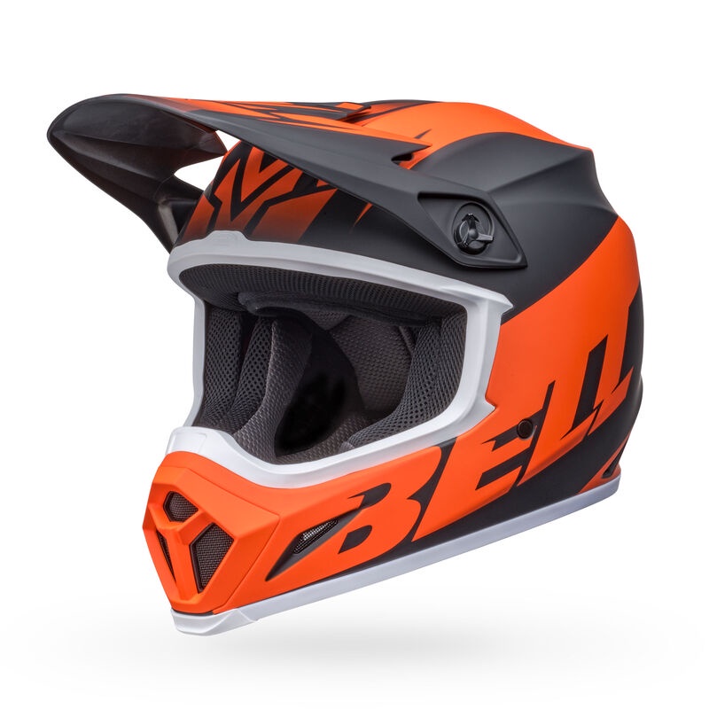 Bell Helmet MX-9 MIPS (Disrupt Matte Black/Orange) | Shopee Malaysia
