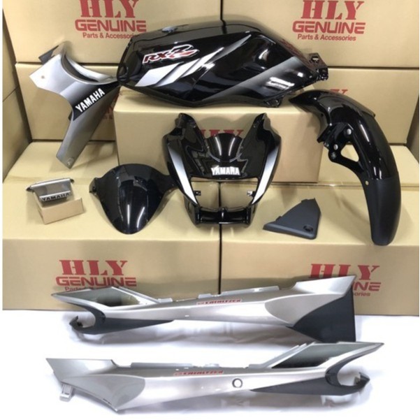 RXZ 5PV CATAL CATALYZER RED / YELLOW/ DPBMC/ BLACK+GREY BODY COVER SET ...