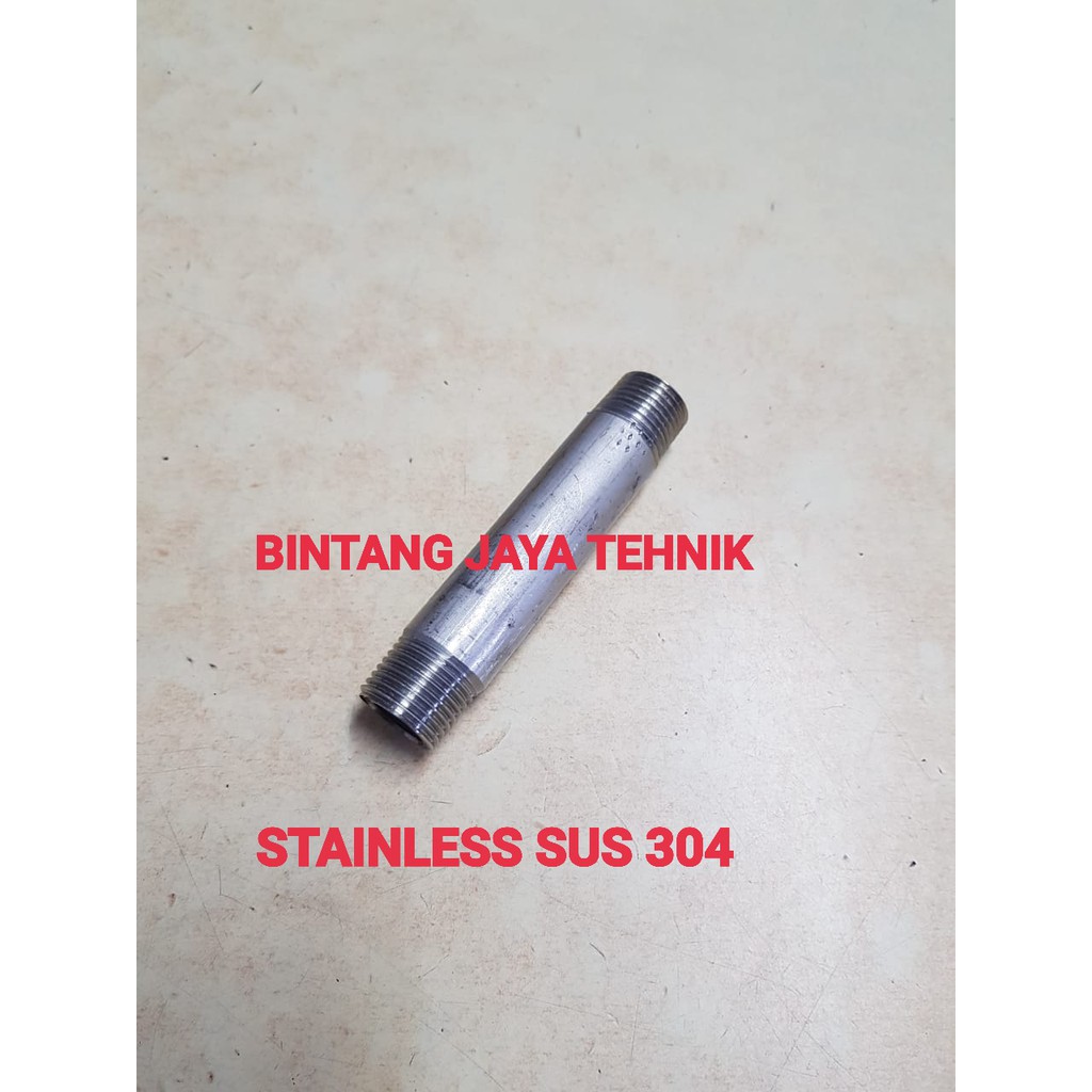 Stainless INCIAN PIPE 1/2" 30cm SUS304 / STAINLESS NEEPLE PIPE 1/2 ...