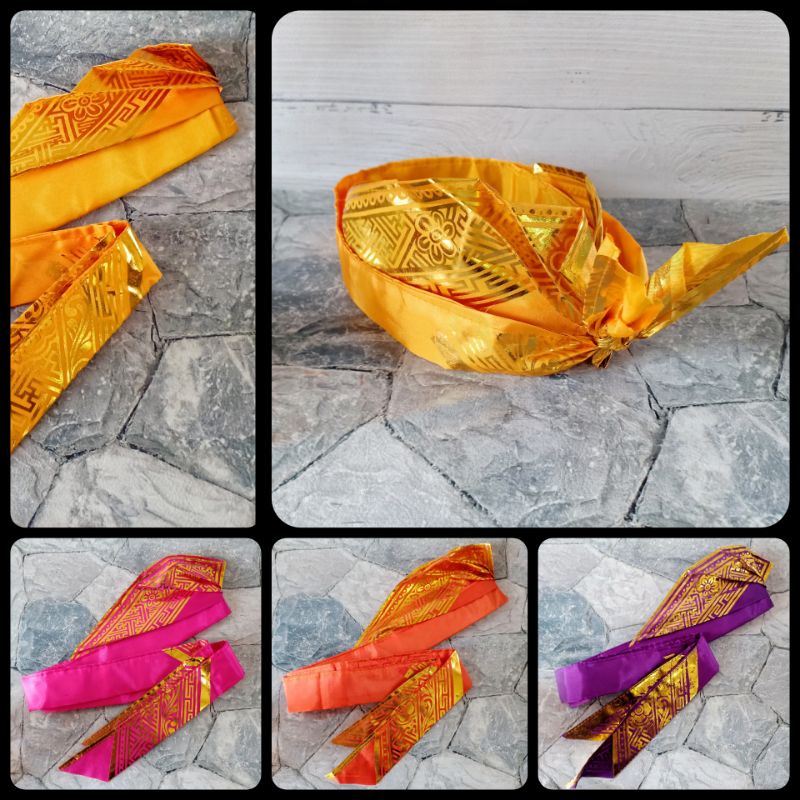 Semi-finished Udeng Prada Special Bali / Udeng Bali / By Khas Bali ...