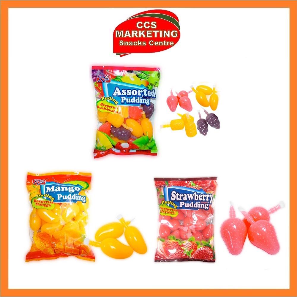 CCS Rico Assorted Pudding Berperisa Buah-buahan / Mangga / Strawberi ...