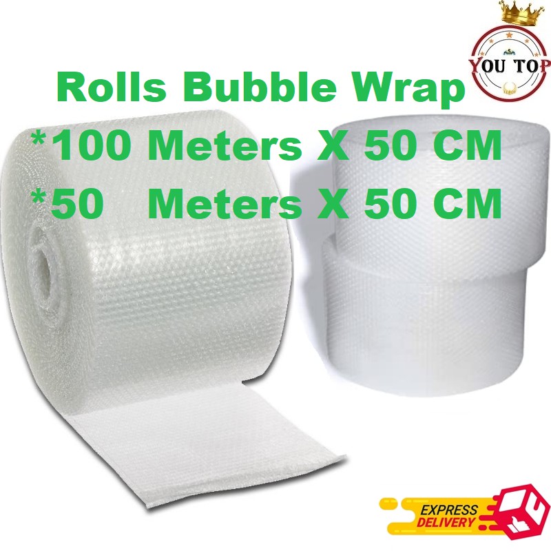 Bubble Wrap Roll single layer 100 Meters x 50 cm Bubble Wrap Roll Air ...