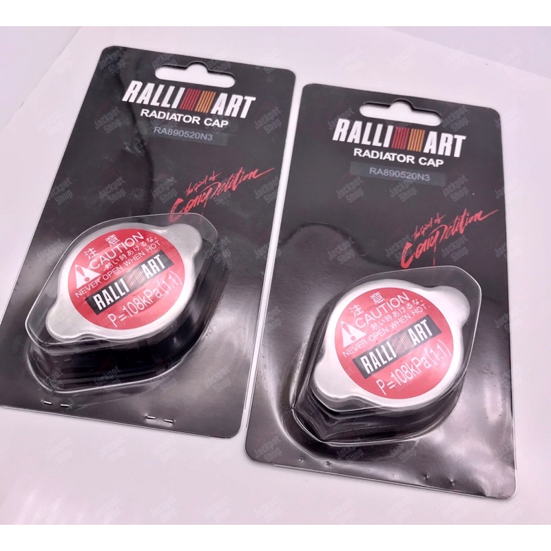 New Original 🇯🇵 Radiator Cap RALLIART Mitsubishi Lancer Evo Wira Triton ...