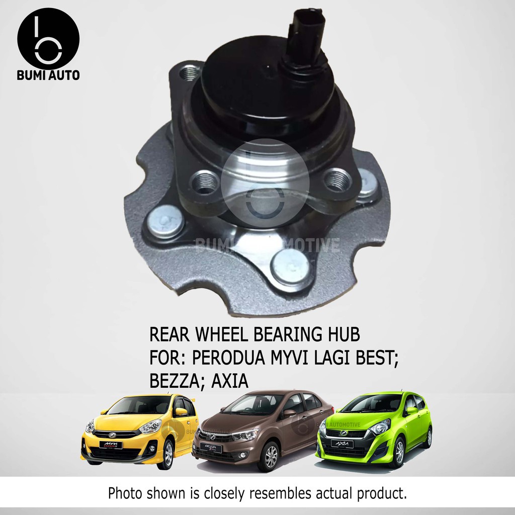 Perodua Myvi Lagi Best, Bezza, Axia Rear (Belakang) Wheel Bearing Hub ...