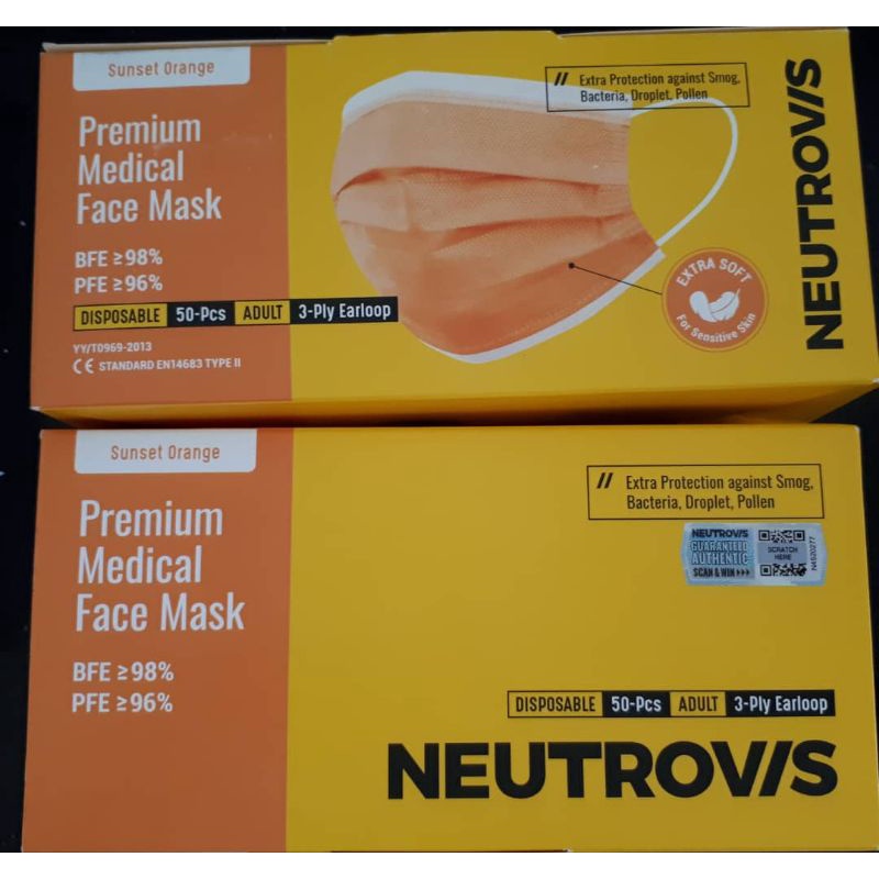 Neutrovis Premium Medical face mask 50pcs | Shopee Malaysia
