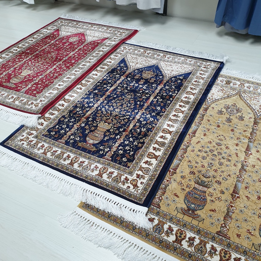 SEJADAH IMAM. BIG SIZE!! TURKEY PRAYER MAT IMAM SIZE. SIZE 80CMX120CM ...