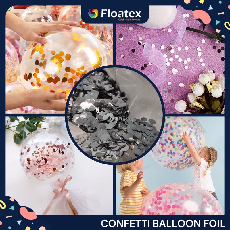( Ready stock ) Confetti Foil 20g for Bubble Transparent Balloon ...