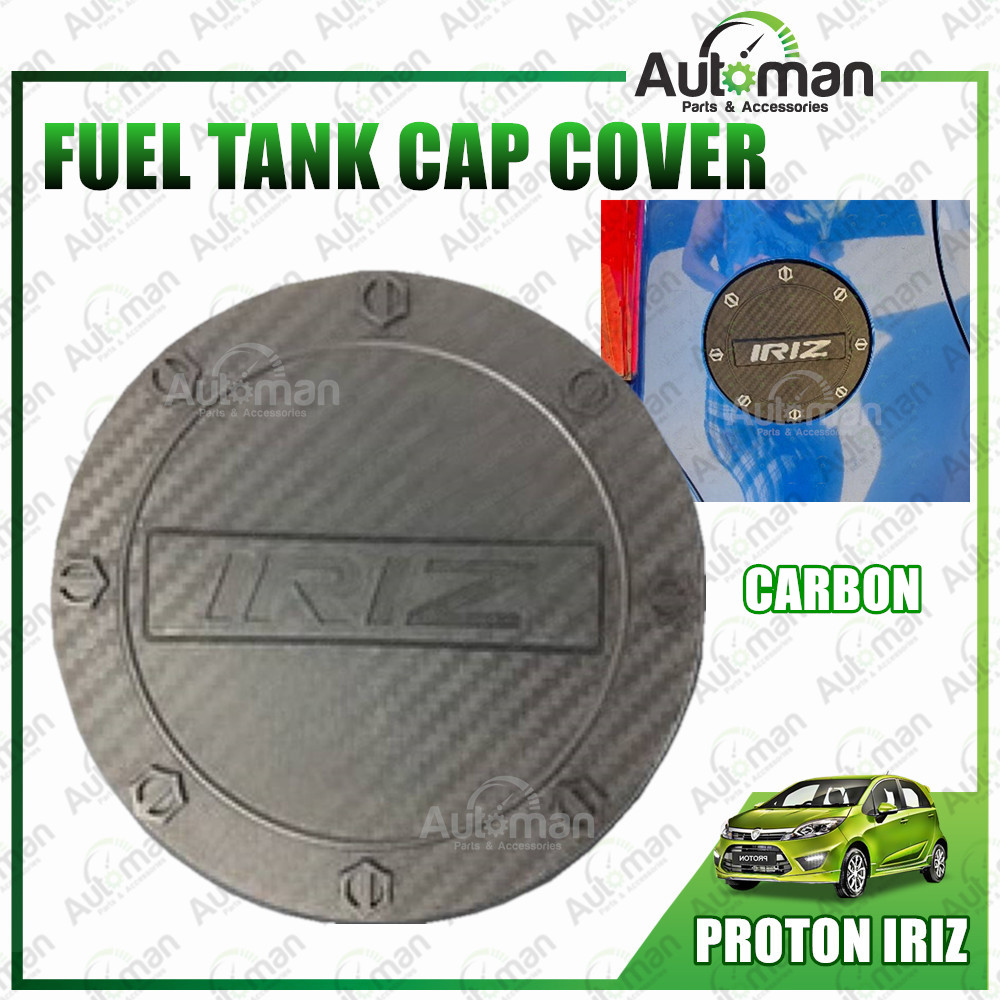 Proton Iriz Fuel Tank Cap Cover Fuel Cap Carbon | Shopee Malaysia