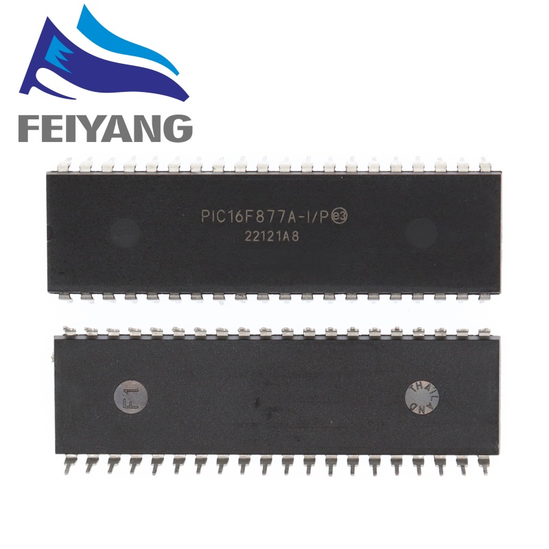 PIC16F877A-I/P PIC16F877 16F877 DIP-40 8 Bit Microcontroller | Shopee ...