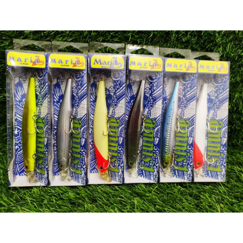 MARIA AMNIS #1 120MM MINNOW LURE 💢MADE IN JAPAN💢 | Shopee Malaysia