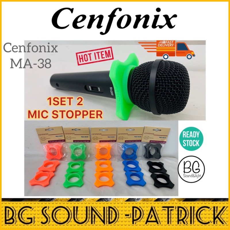 Cenfonix Rubber Microphone Stoppers | Shopee Malaysia