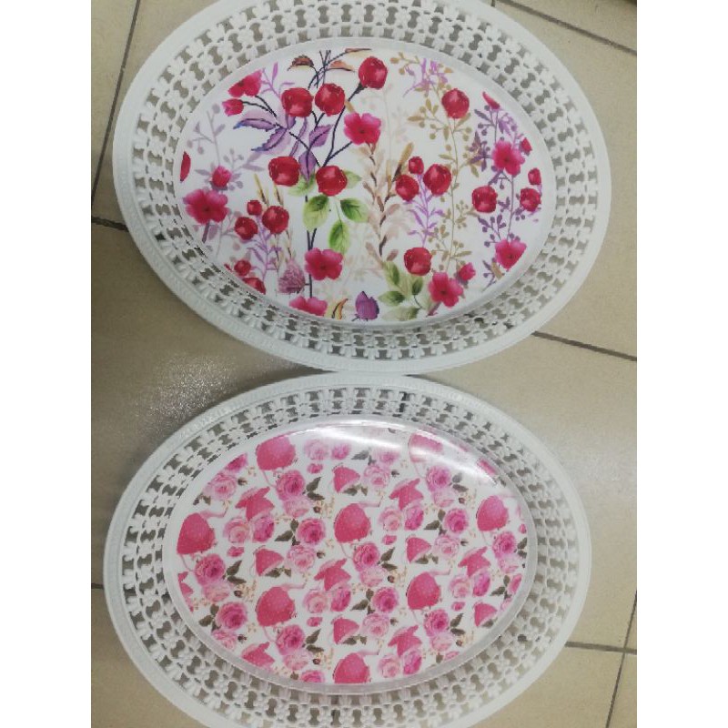 servong tray talam dulang hidang air minuman makanan kuih | Shopee Malaysia