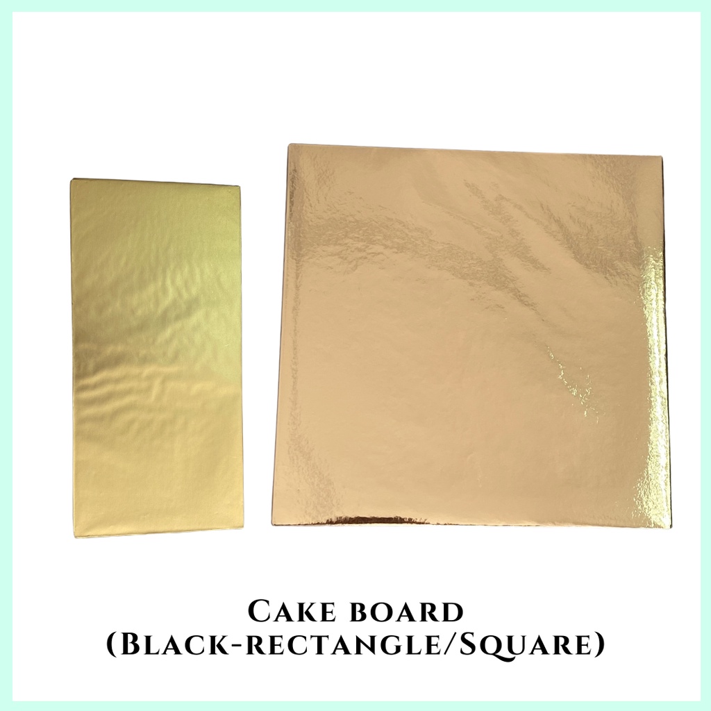 Cake Board Square/Cake Board Rectangle/Big Cake Board/Black/White ...