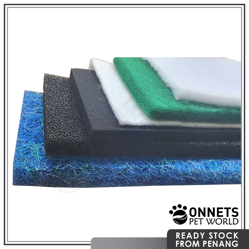 Aquarium Top Filter Box Canister Fish Tank Bio Foam Mats Media Sponge ...