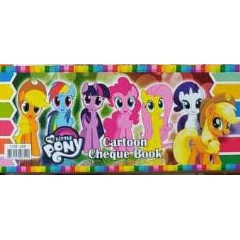 Kids Games Cartoon Cheque Book Buku Cek kartun Kanak-Kanak Barbie Pony ...