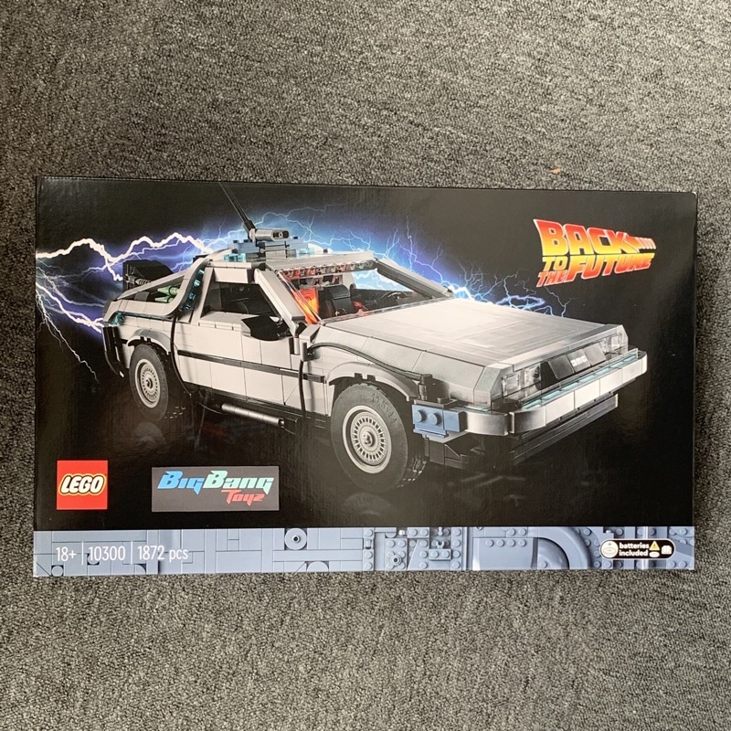 LEGO Icons 10300 Back to the Future Time Machine Delorean (In-Stock ...