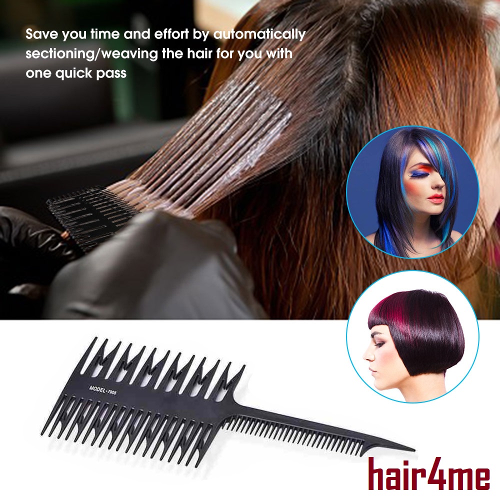 Professional Hair Highlight Comb for Women Styling Hair Combs Plastic ...