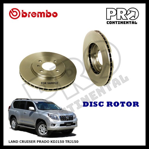 GENUINE BREMBO TOYOTA LAND CRUISER PRADO KDJ150 TRJ150 DISC ROTOR [1 ...