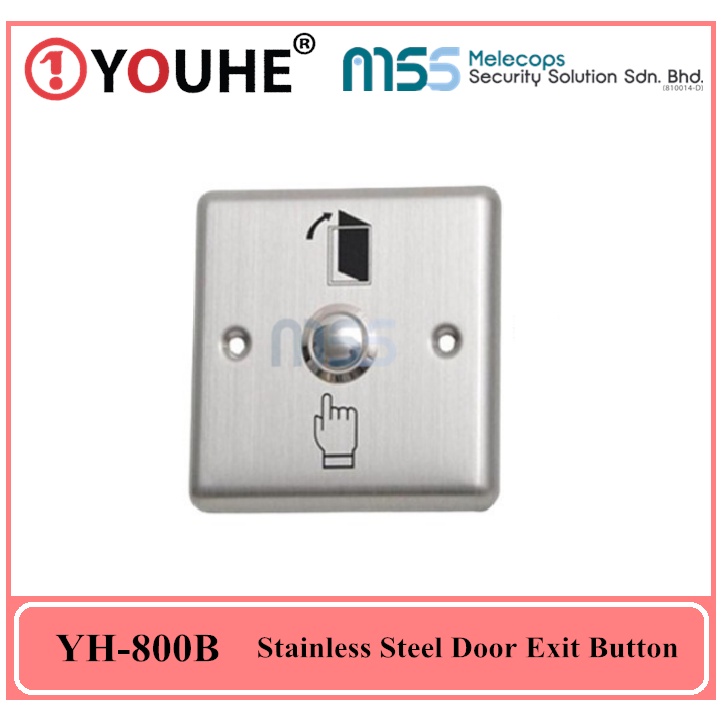 YOUHE YH-800B Stainless Steel Door Exit Button | Shopee Malaysia
