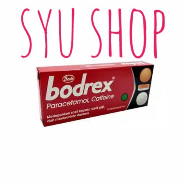 Bodrex paracetamol headache medicine 1 blister contains 10 | Shopee ...