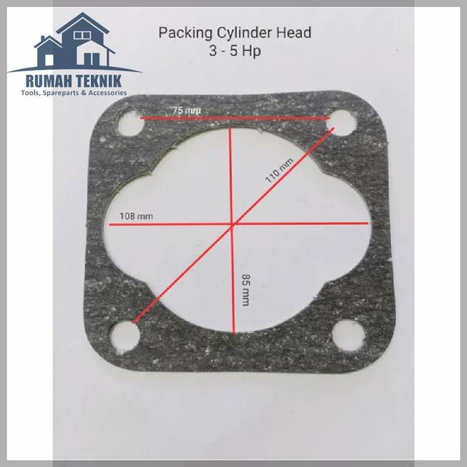 Packing Cylinder Head Compressor 3-5 Hp rum-tekn90 Come on, buy it ...