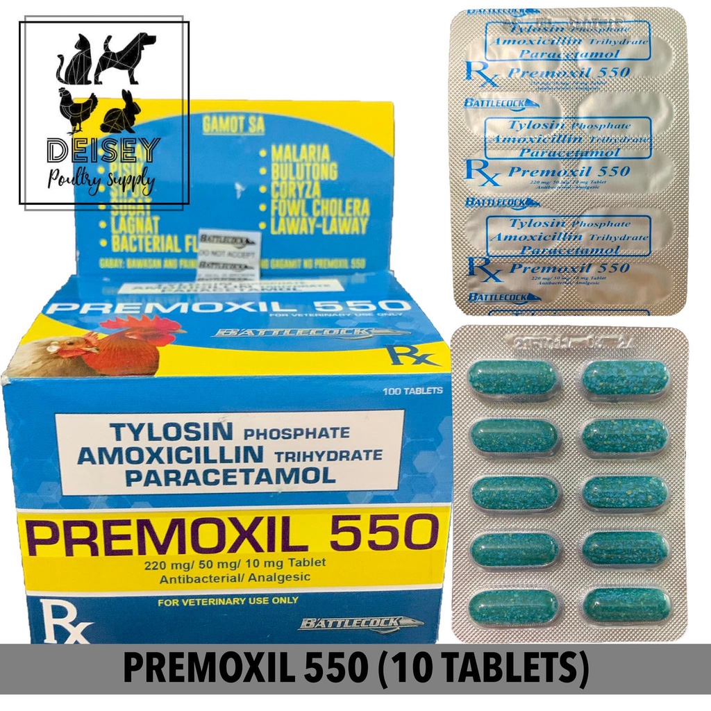 Battlecock Premoxil Tablets for gamefowl (10 Tablets Only) | Shopee ...