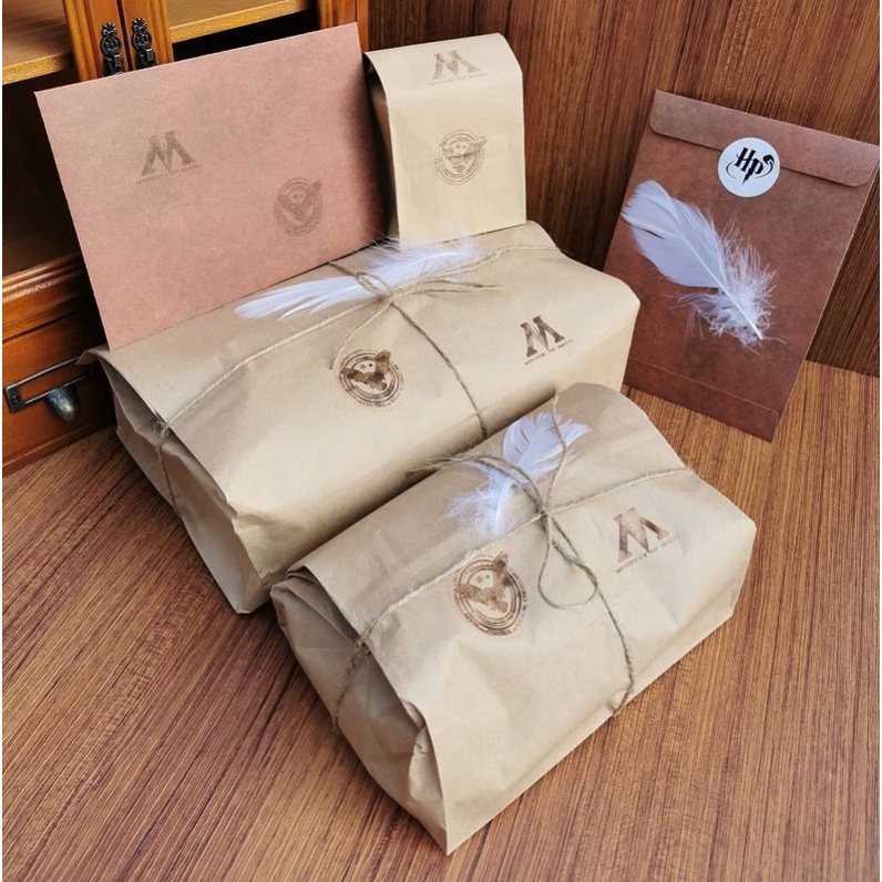 [24Hrs Ship ] Hogwarts Parcel Unique Gift Wrapper (44*29 cm) HARRY ...