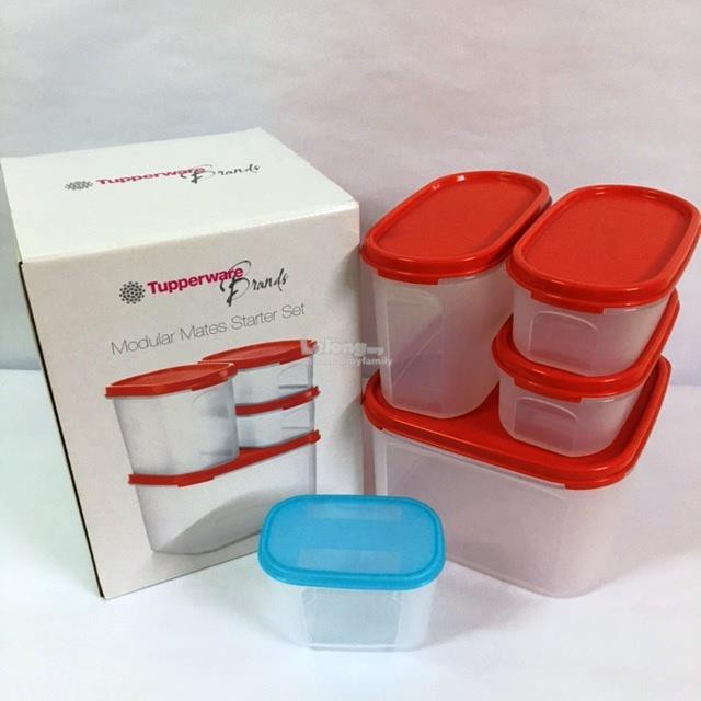 Tupperware Modular Mates Starter Set ( 5pcs) | Shopee Malaysia