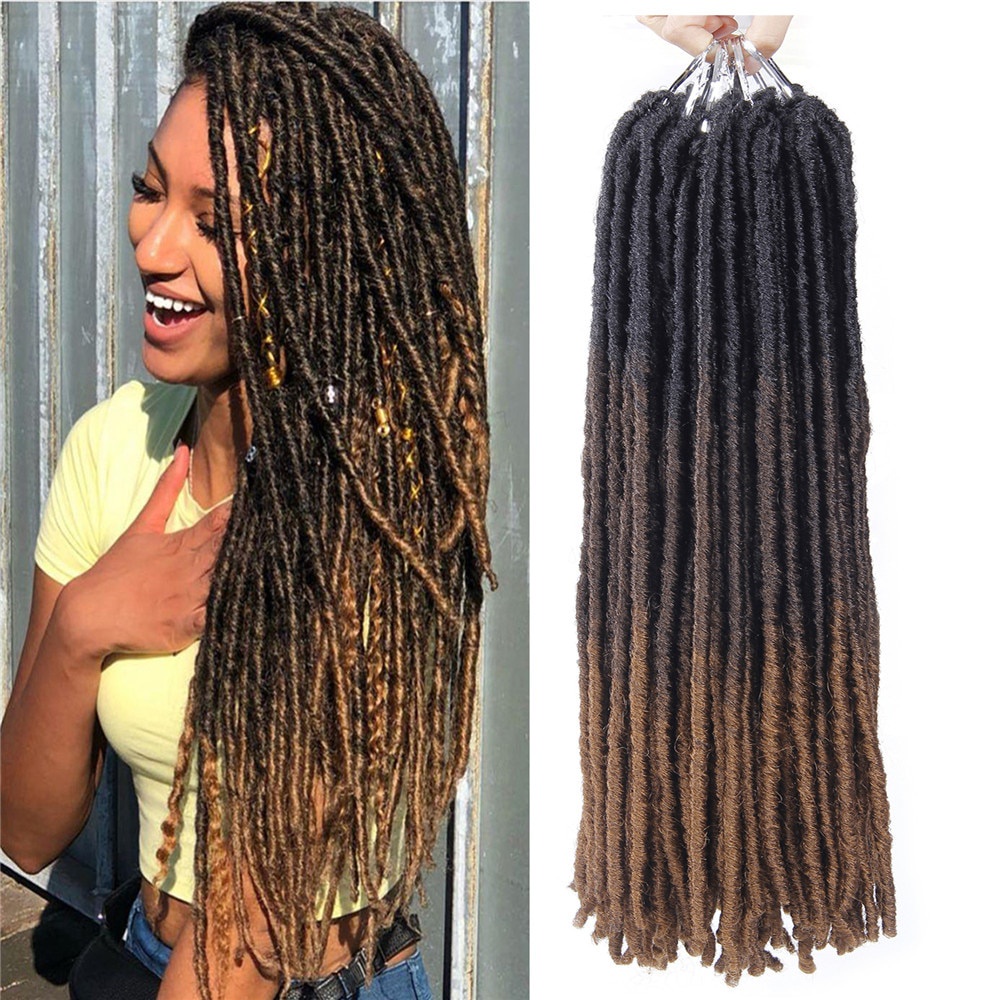Synthetic Faux Locs Crochet Braids Hair Dreadlocks Knotless Hook Dreads ...
