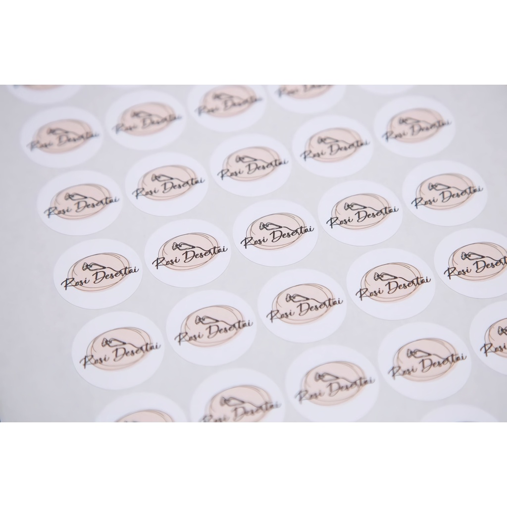 Print Transparent Vinyl Stickers Food Labels Print Custom Stickers ...