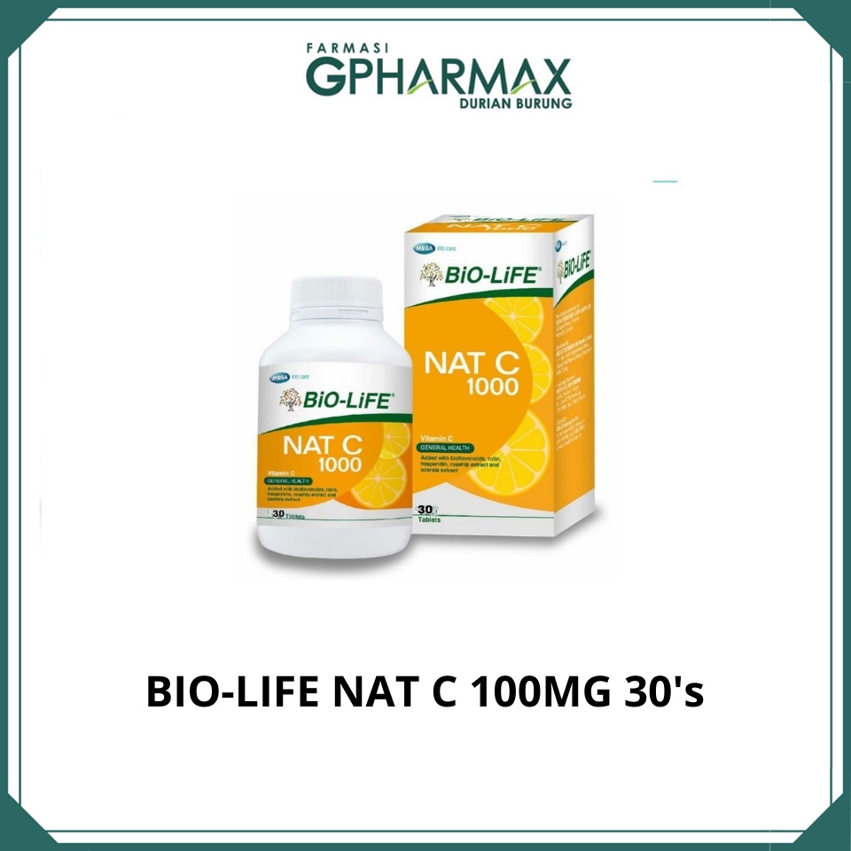 BIO-LIFE NAT C 1000MG 30'S | Shopee Malaysia