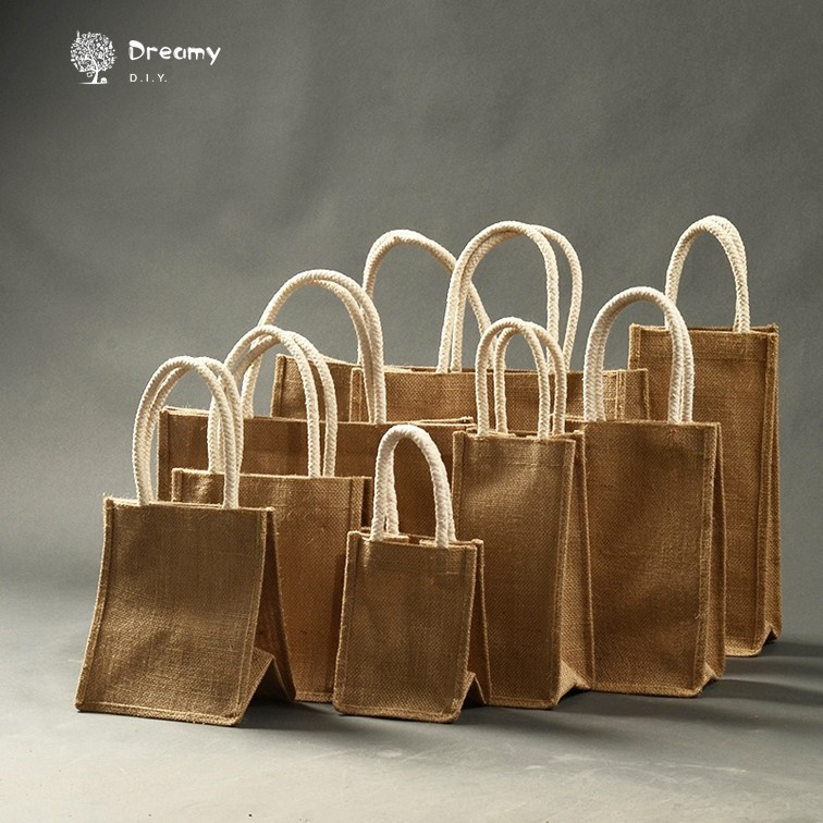 Dreamy DIY 🌸 Premium thick Linen bag Artisan beg / Gift bag | Shopee ...