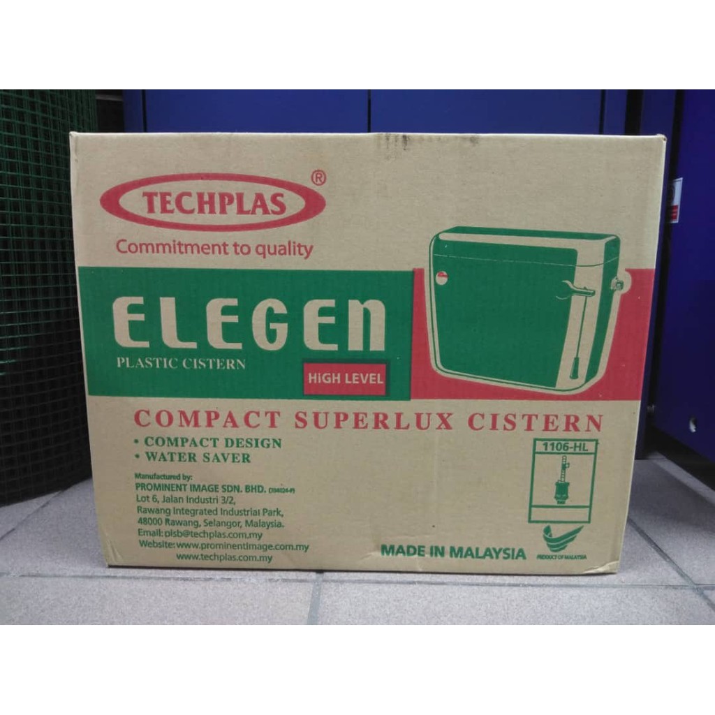 TECHPLAS 9 Liter High Level Plastic Cistern PCL-1106-HL | Shopee Malaysia
