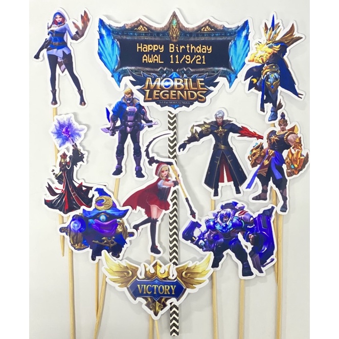 Mobile Legend Topper Cake | Shopee Malaysia